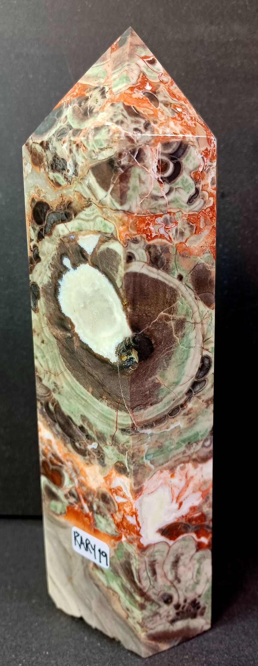 Stengarden.com - Regnskogsjaspis (Ryolit) Torn