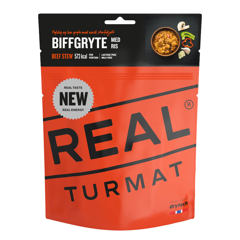 Real Turmat | Beef Stew with Rice | Freeze-dried food - The General Prepper