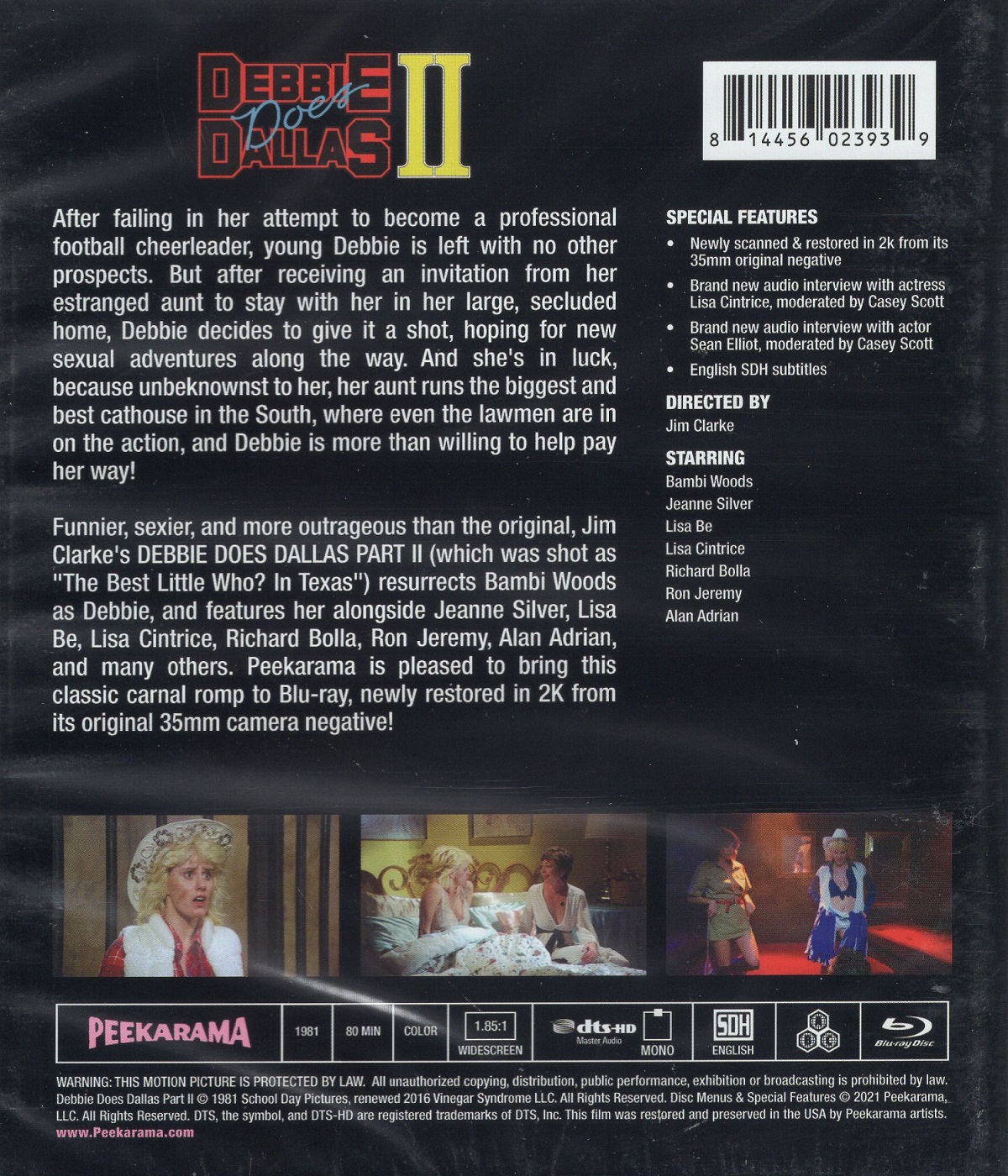 Debbie Does Dallas II (ej svensk text) (Blu-ray) - Kvarnvideo.se
