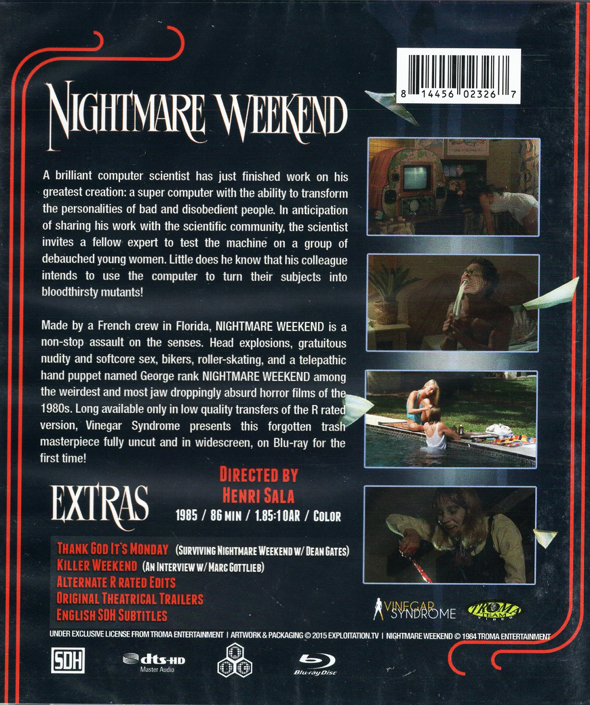 Nightmare Weekend (ej svensk text) (Blu-ray) - Kvarnvideo.se