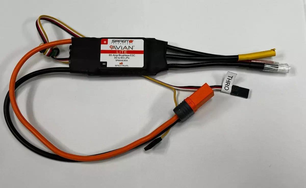Spektrum Avian 85-amp Smart Lite ESC; 3S-6S IC5 - HAB