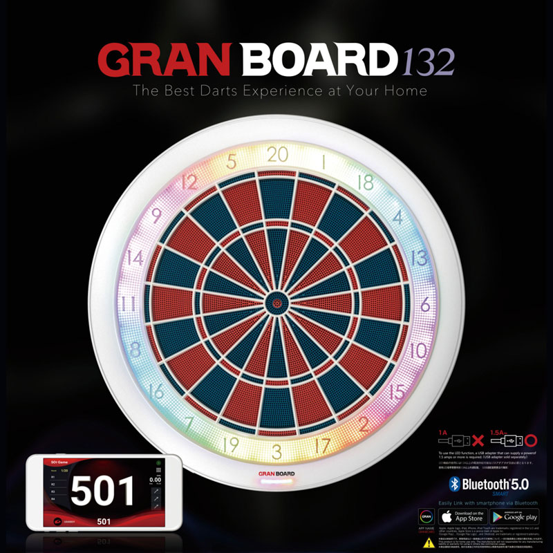 Granboard 132 Professional Elektronisk SOFTTIP Darttavla - Dartstore ...