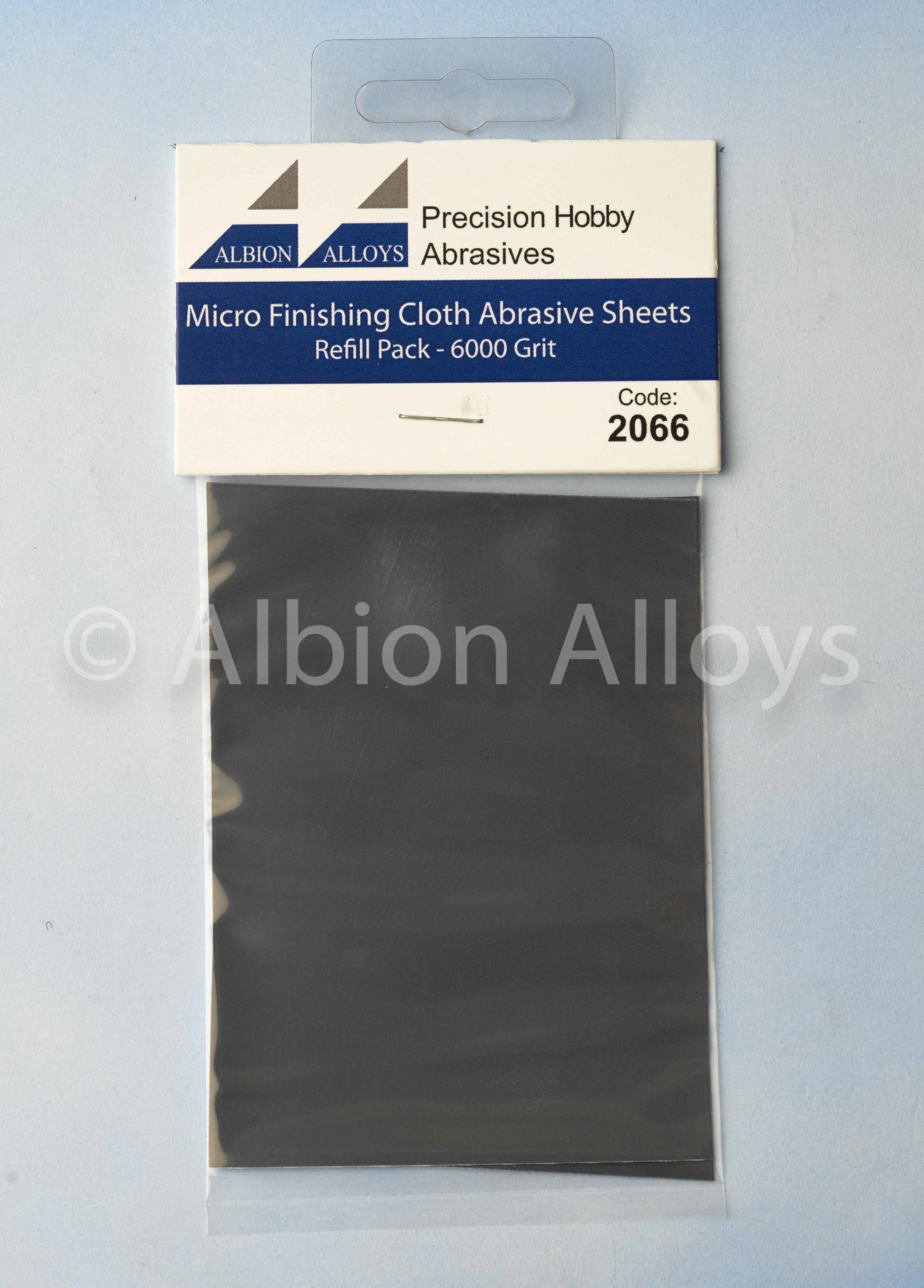 Micro Finishing Cloth Abrasive Sheets Refill - 6000 Grit - Alhobby.se
