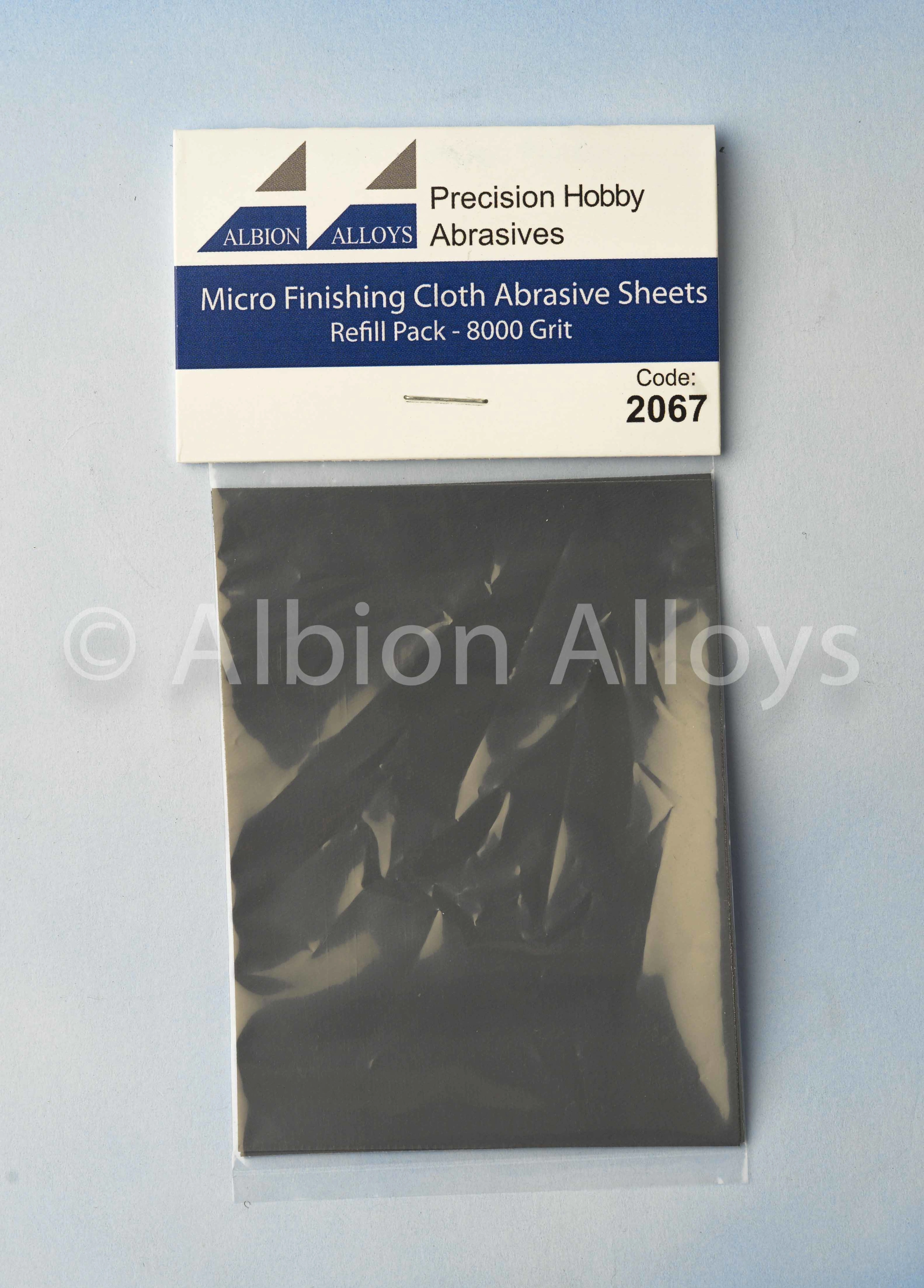 Micro Finishing Cloth Abrasive Sheets Refill - 8000 Grit - Alhobby.se