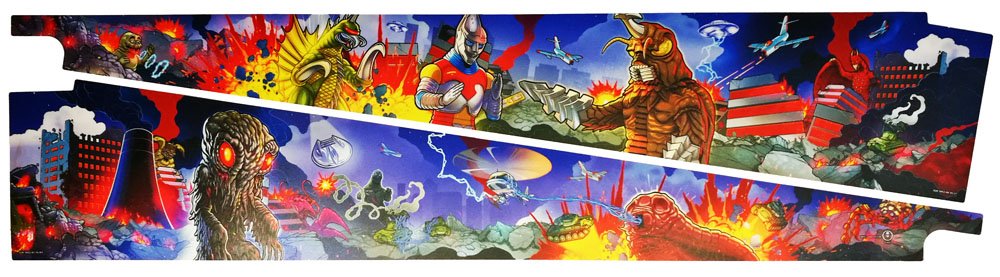 Stern Godzilla Art Blades - Free Play
