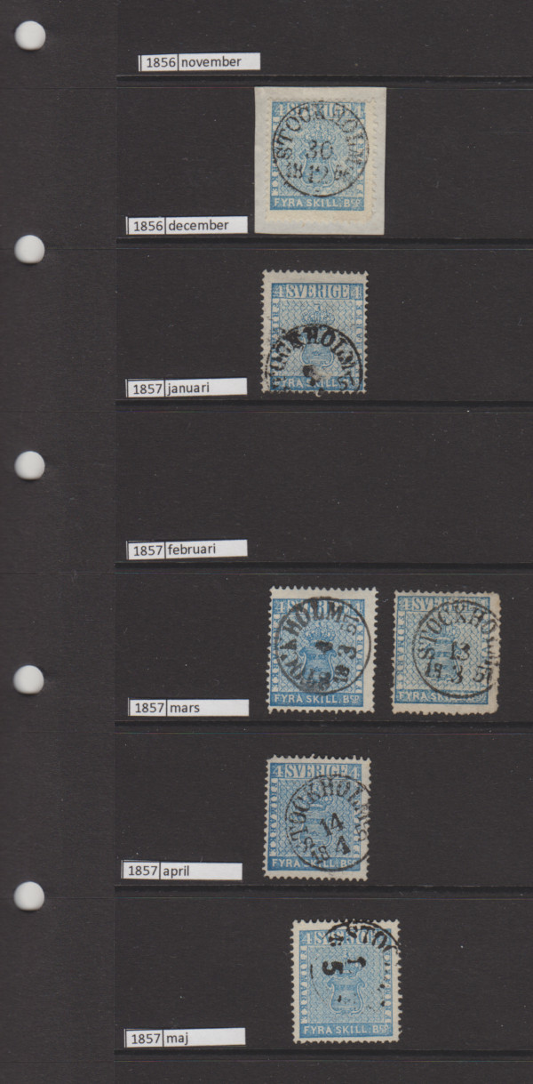 Samling Stockholmsstämplar - FACITstamps