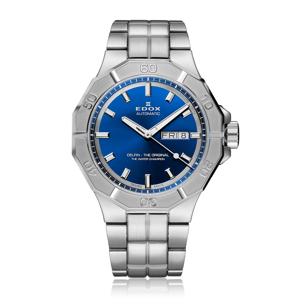 Edox Delfin The Original - Day Date Automatic - Berlins Ur