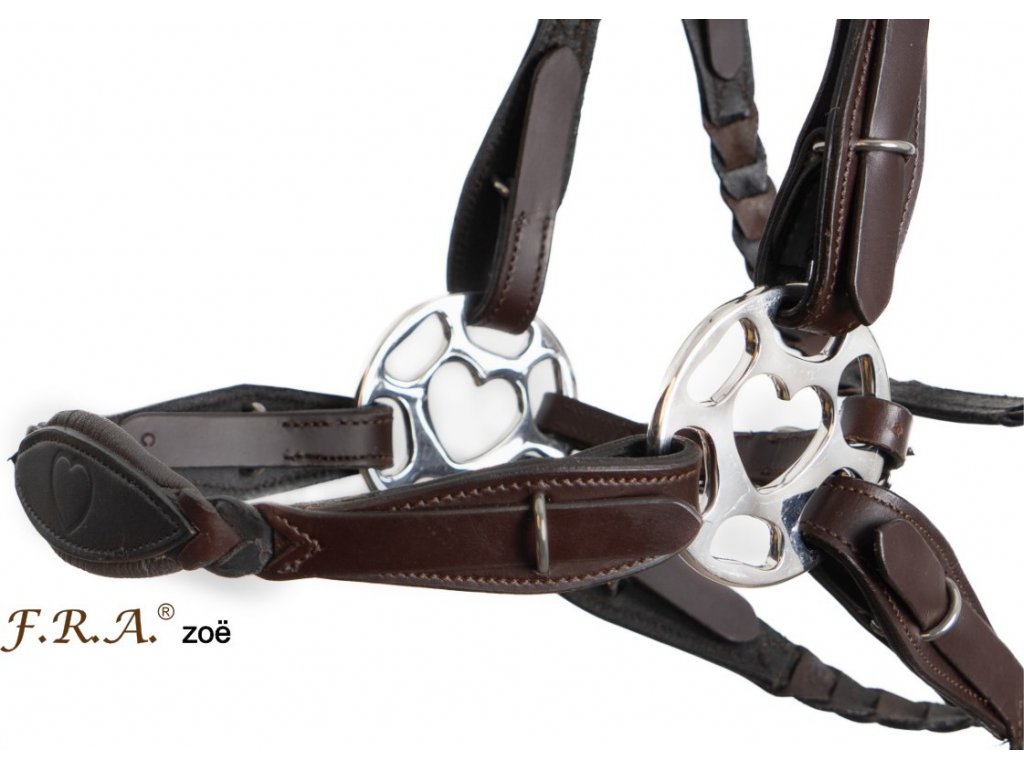Hackamore skänklar Star Wheel F.R.A.© "Heart", 80 mm, silver - Taur ...