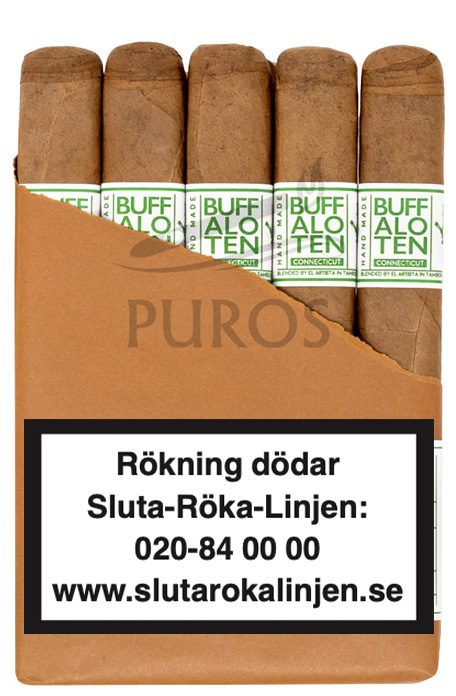 Buffalo Ten Connecticut Toro – El Artista 5-pack - www.puros.se