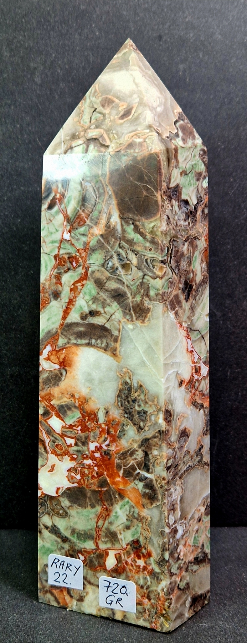 Stengarden.com - Regnskogsjaspis (Ryolit) Torn
