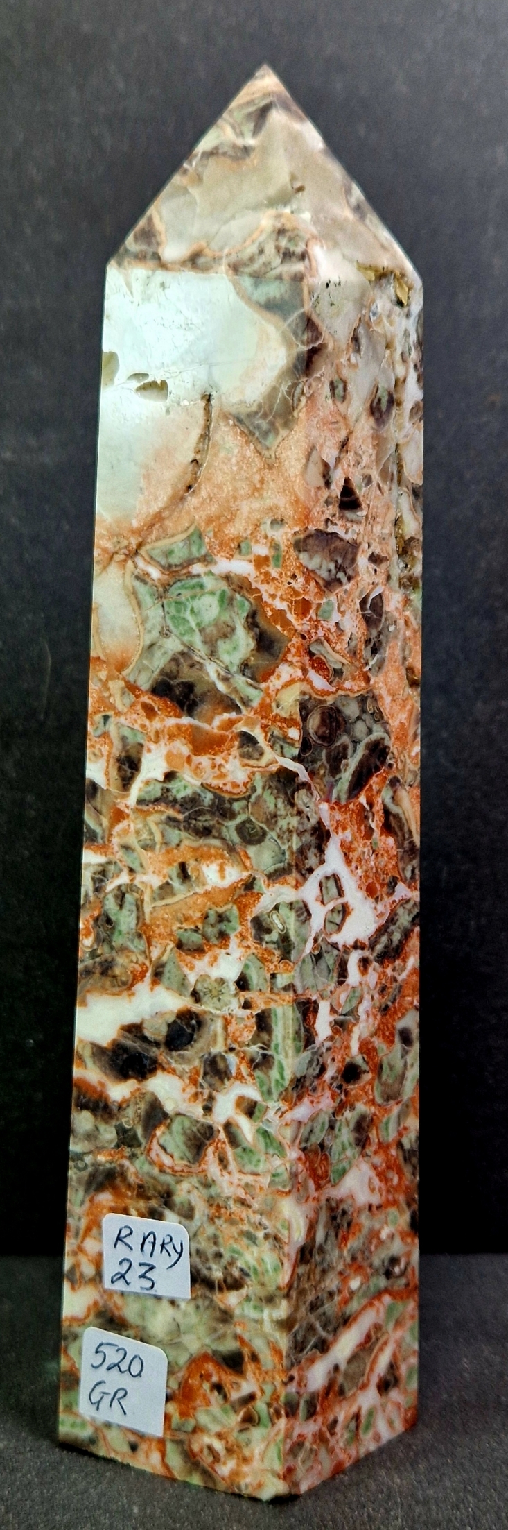 Stengarden.com - Regnskogsjaspis (Ryolit) Torn