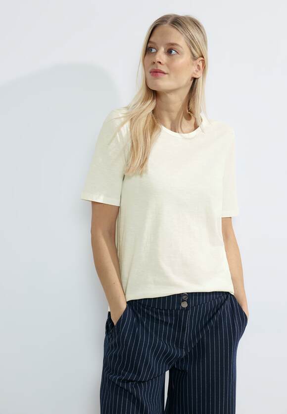 NOS Basic Roundneck - Vanilla White - Cecil - Casa Oliv