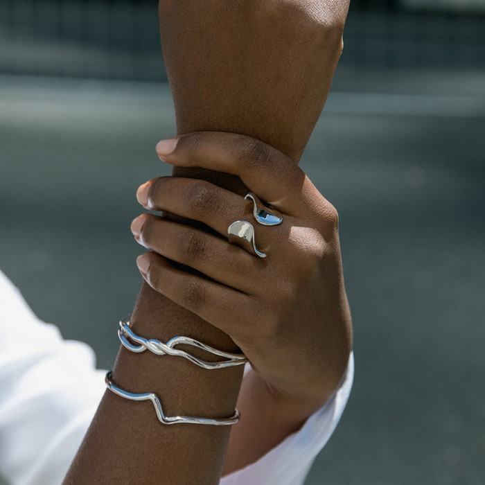 Lineargent Wide Contour ring silver - Smycken | Silver | Design ...