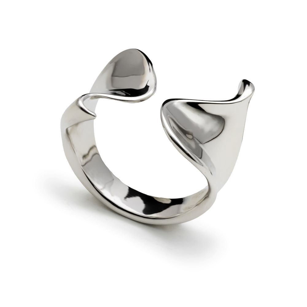 Lineargent Wide Contour ring silver - Smycken | Silver | Design ...