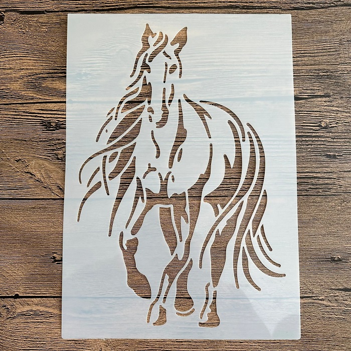 Schablon A4 Horse - Tant Gräddelin