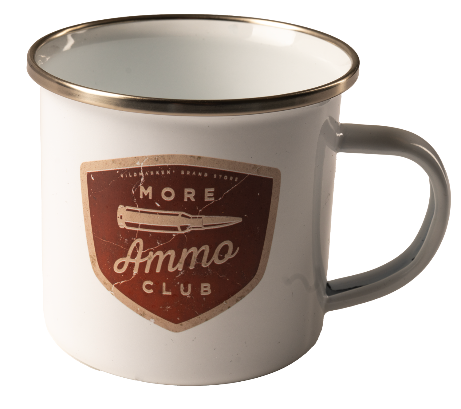 Enameled metal mug with unique print - VILDMARKEN® Brand Store