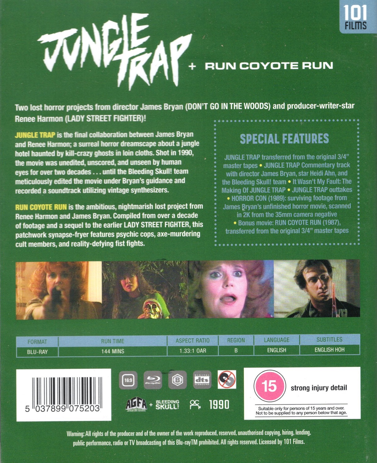 Jungle Trap + Run Coyote (ej svensk text) (Blu-ray) - Kvarnvideo.se