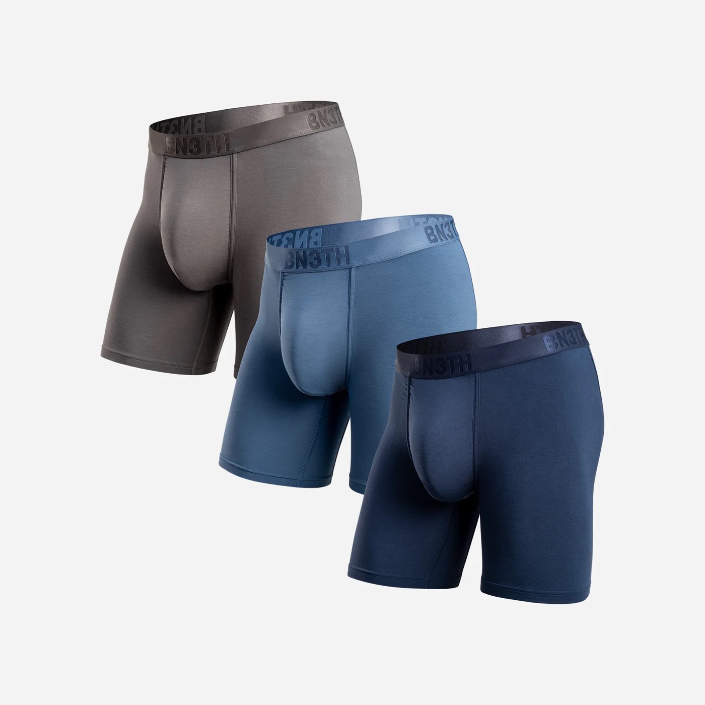 CLASSIC BOXER BRIEF 3 PACK - GARGOYLE/FOG/NAVY - BN3TH Scandinavia