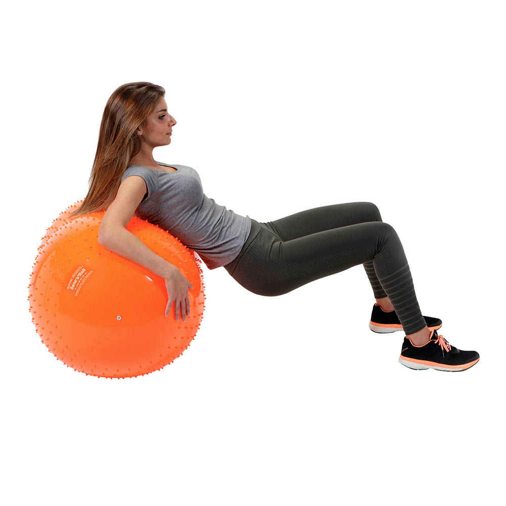 Dubbelboll med piggar - 80 cm | Peanut balansboll