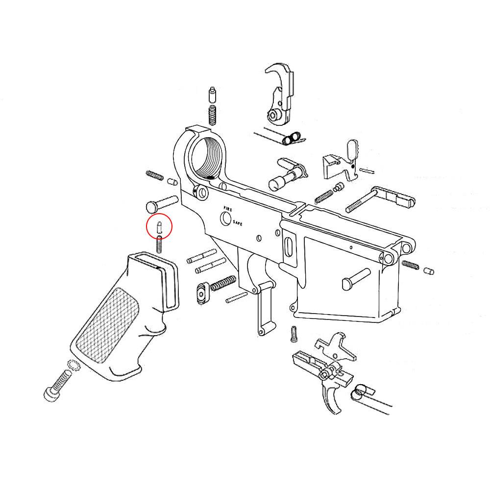 Eemann Tech AR-15 Safety Detent Pin - Jakt & Sportskyttekompaniet AB