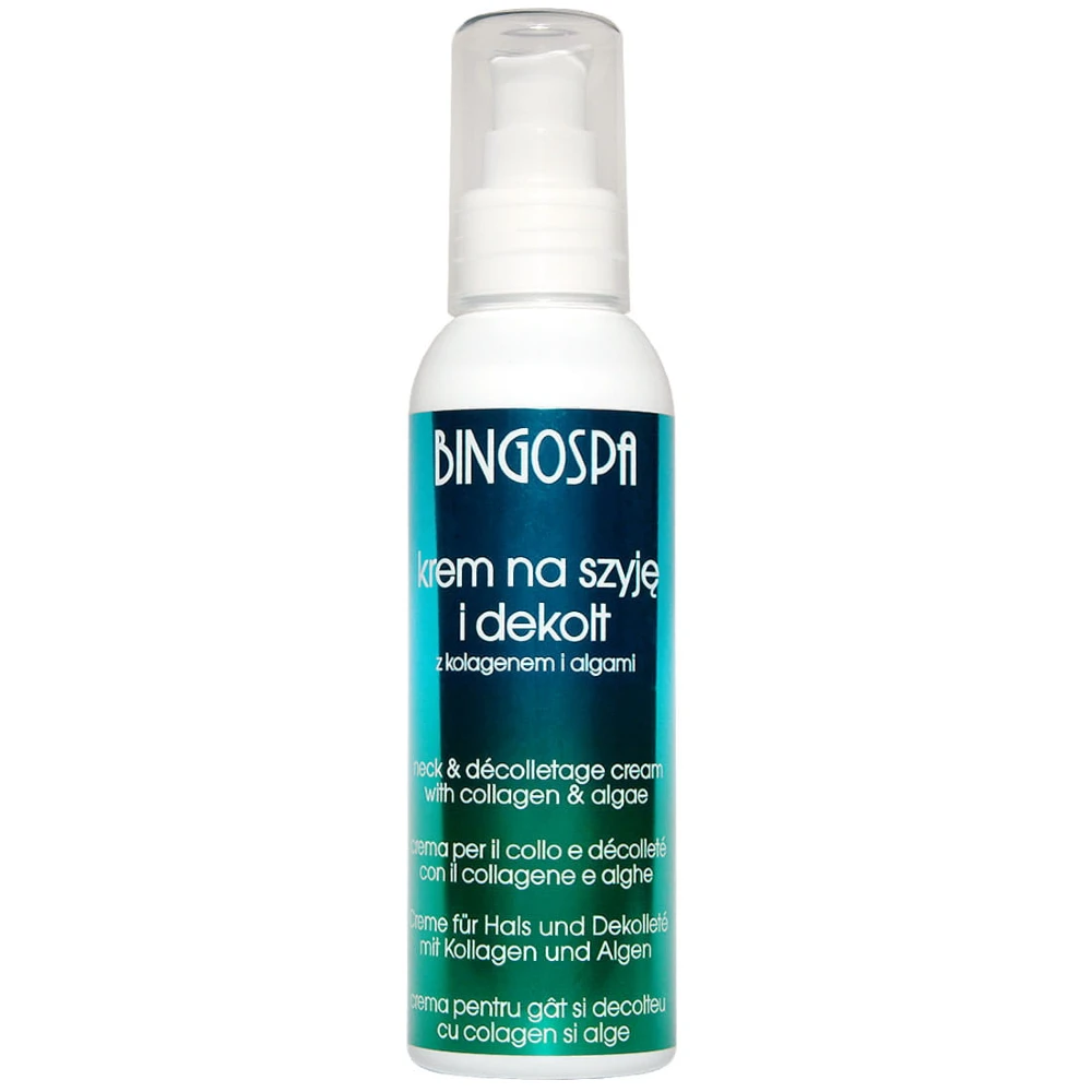 Crème voor decolleté en hals met collageen en algen
