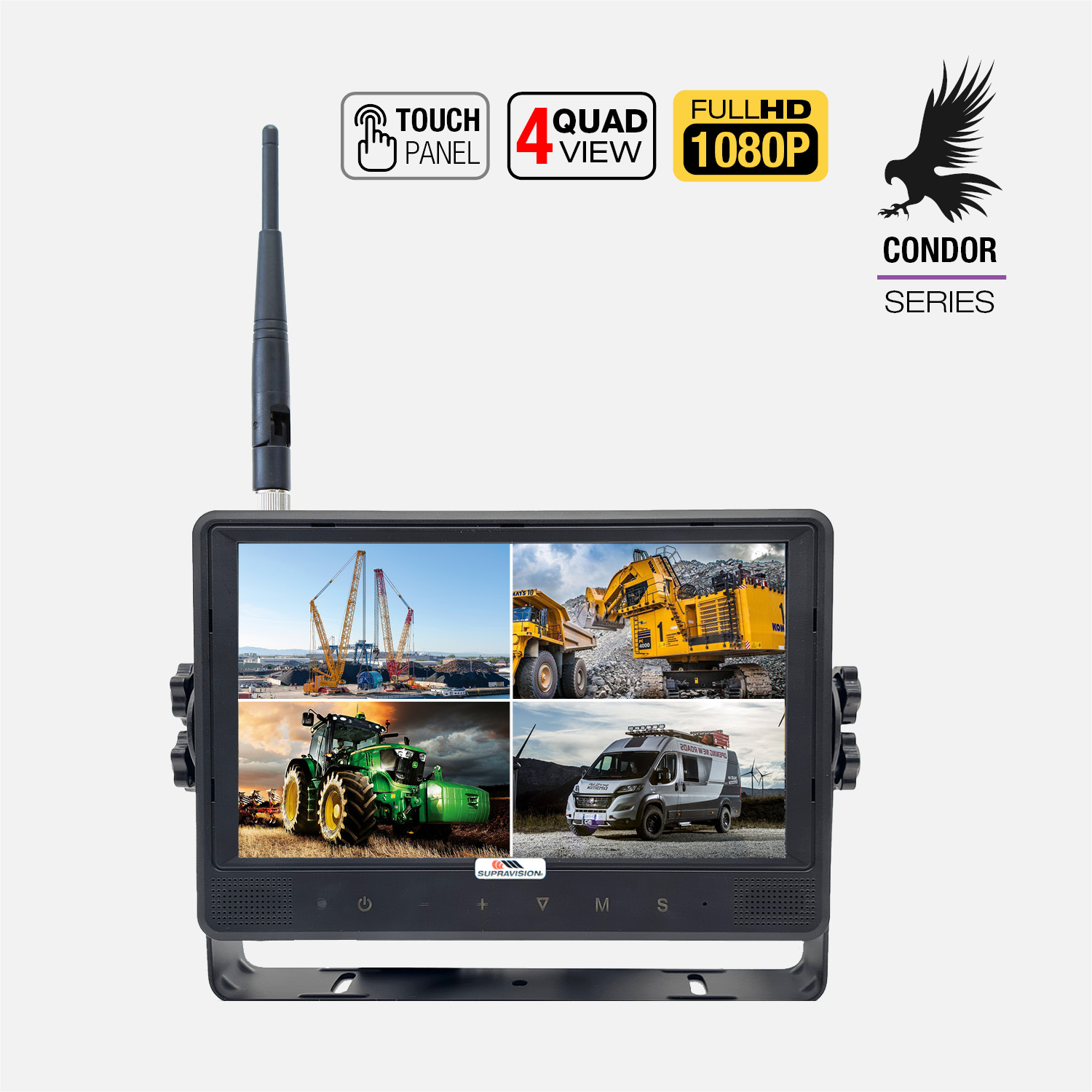 CONDOR MX9 - 9 tum trådlös touch-skärm för backkamera | Trådlös Monitor ...