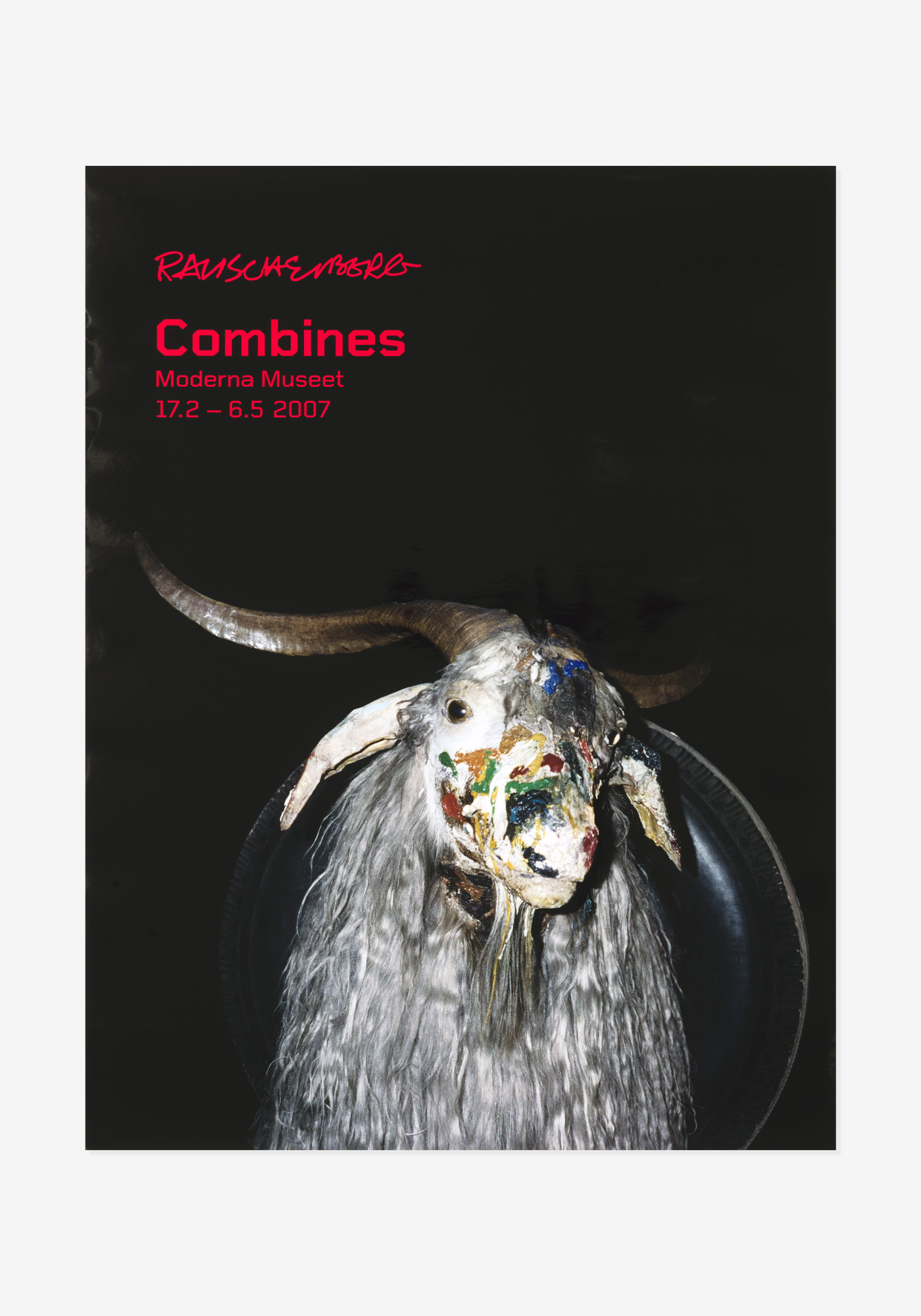 Poster, Robert Rauschenberg, Combines, Monogram - Moderna Museet's Shop