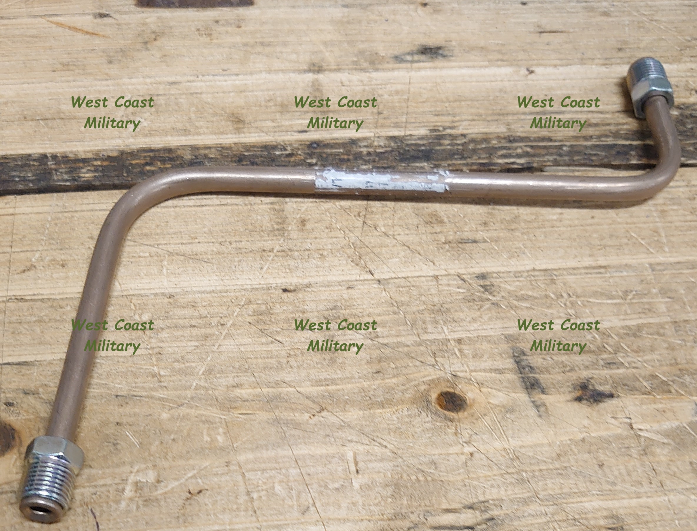 Tube from engine to oil hose to oil filter - West coast military