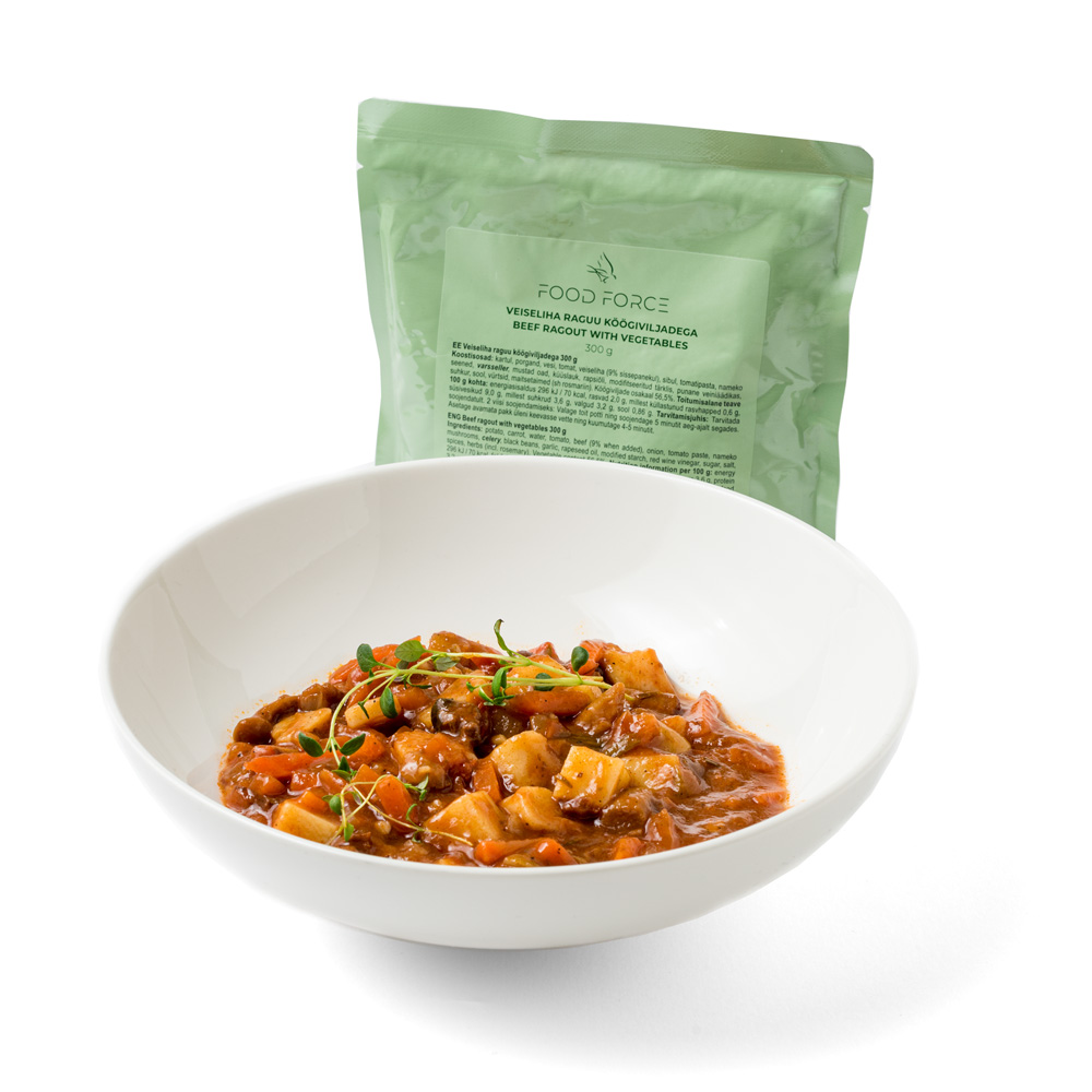 Food Force | Beef Ragout with Vegetables | MRE | 300g - The General Prepper