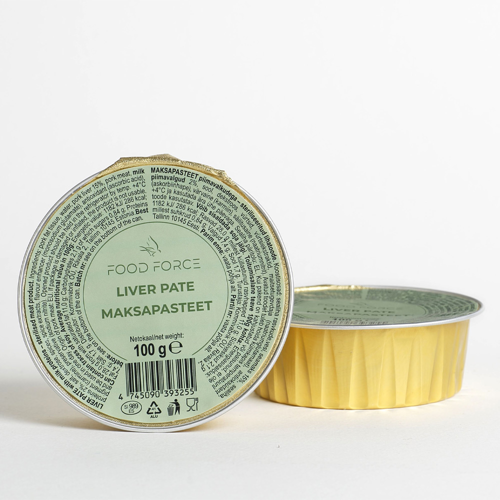 Food Force | Leverpastej | 100g | 100g - The General Prepper
