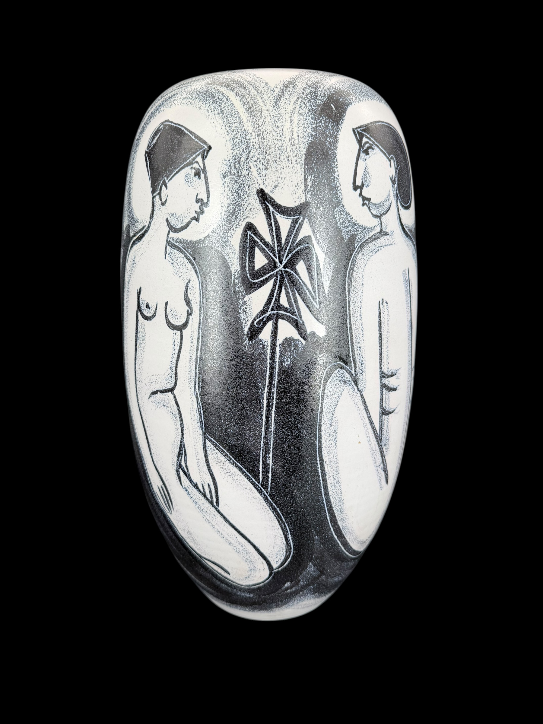 Höganäs, AJ ceramics, Mette Doller, Floor vase - Scandinavianretrodesign