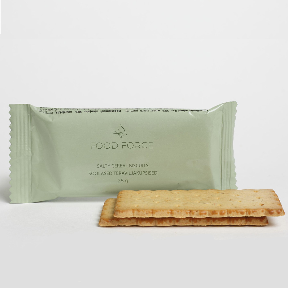 Food Force | Salty Cereal Biscuits | 25 g | 25g - The General Prepper