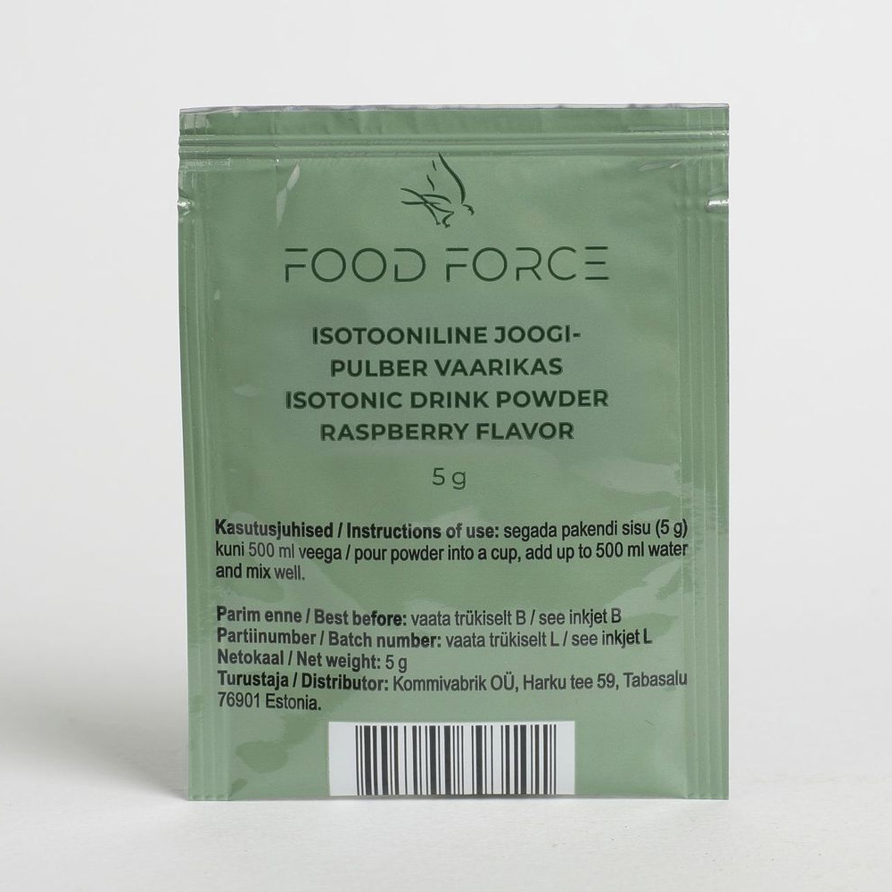 Food Force | Isotonic Drink Powder Raspberry - The General Prepper