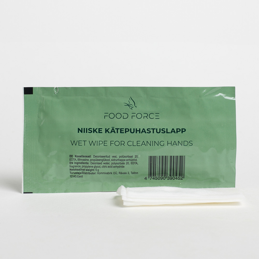 Food Force Wet wipe - The General Prepper