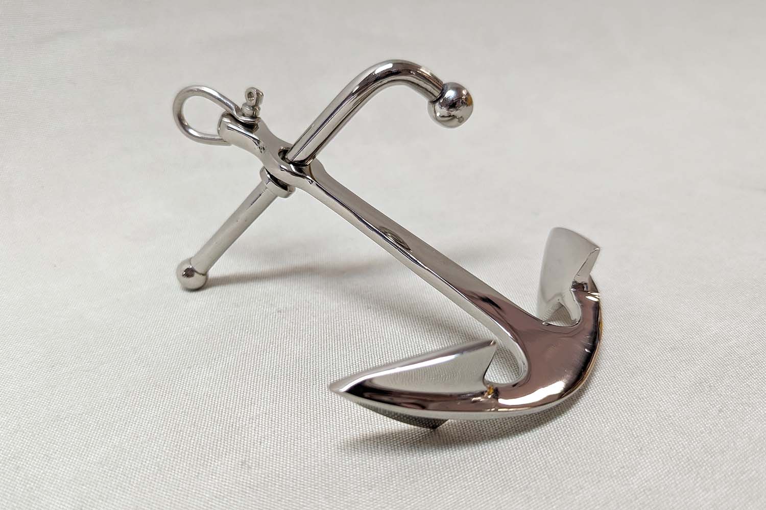 The Admiralty Pattern anchor Chromed 12x10 cm - Flaggskeppet