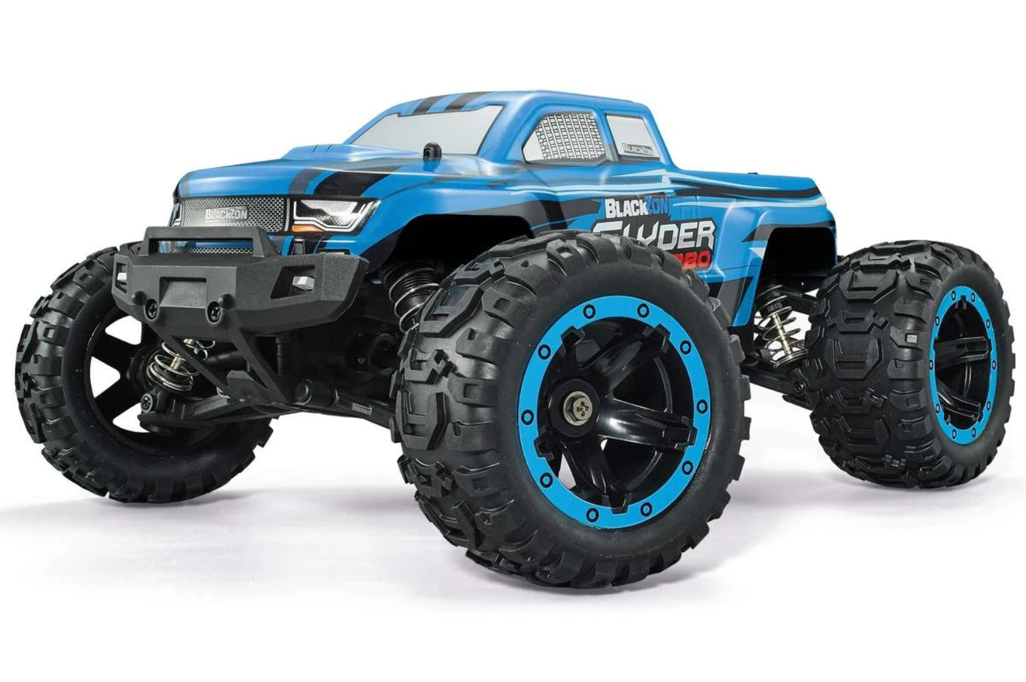 RC Sweden AB - BLACKZON Slyder MT Turbo 1/16 4WD 2S Brushless - Blå