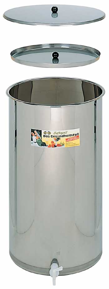 170 liters beholder i rustfrit stål - Mosterimaskiner.dk