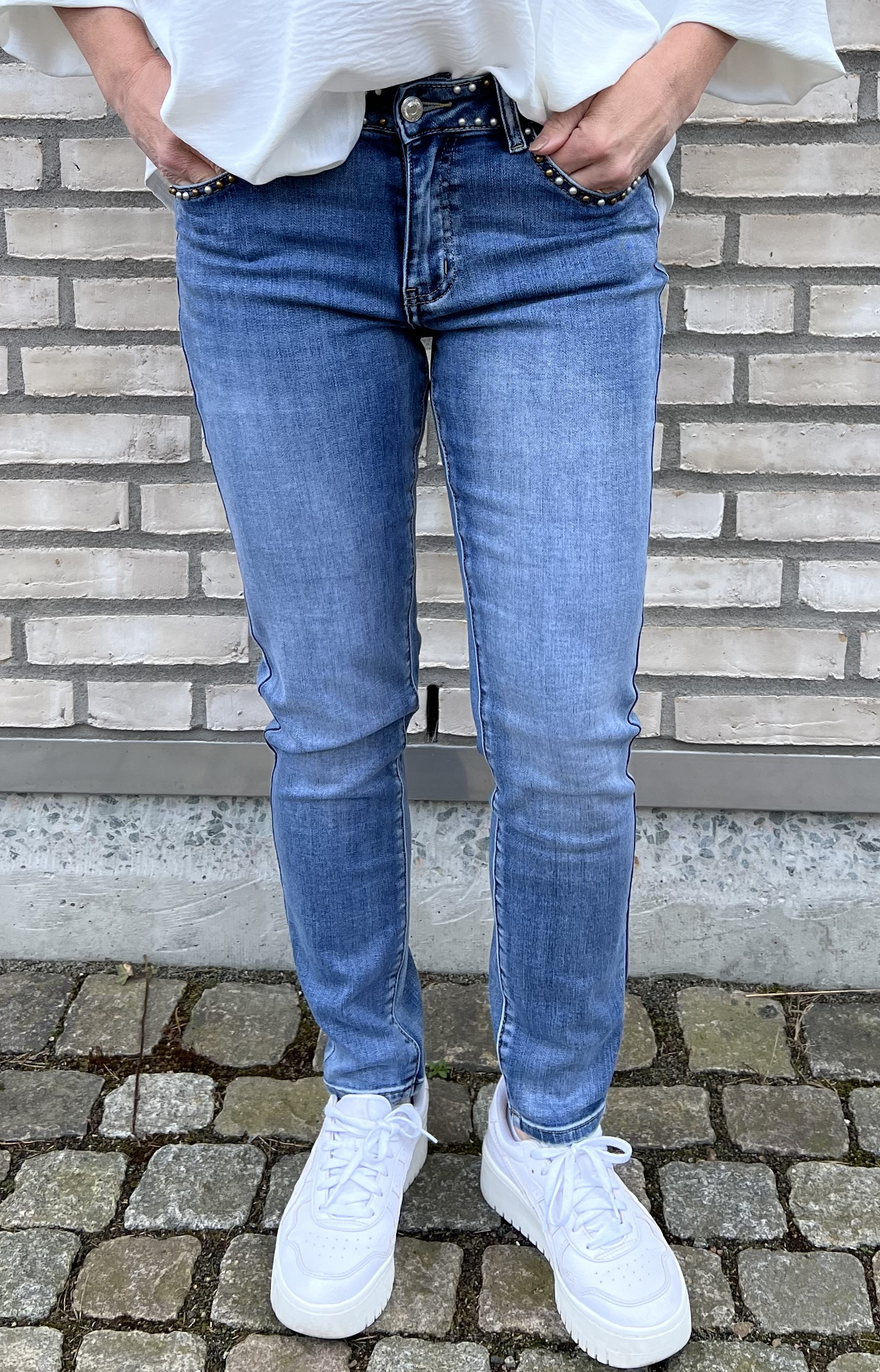 Toxic Stretchjeans Nitar Blå - Mumma of Sweden