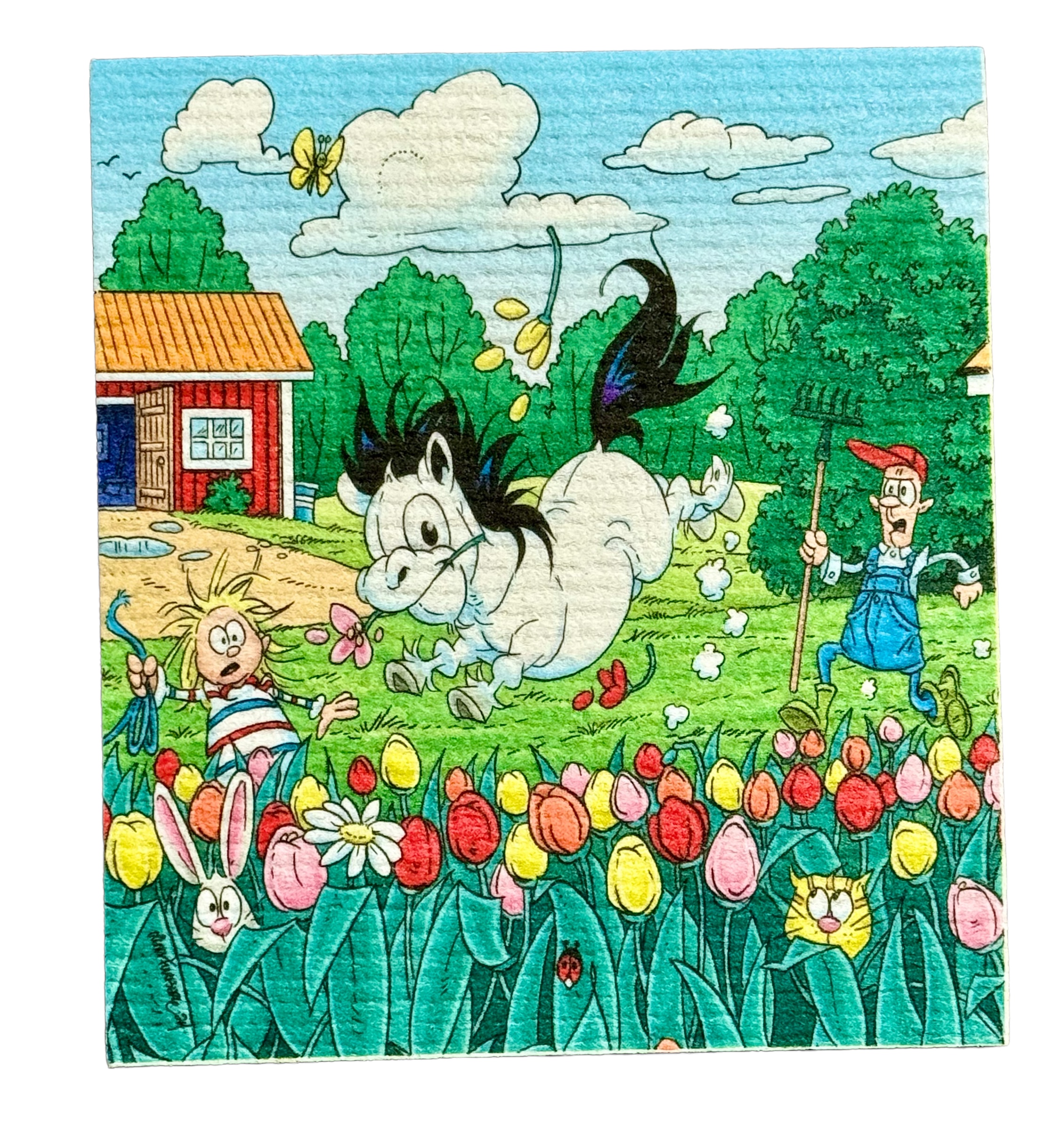 Hästen Mulle Disktrasa - Tulpaner - Nellispresenter