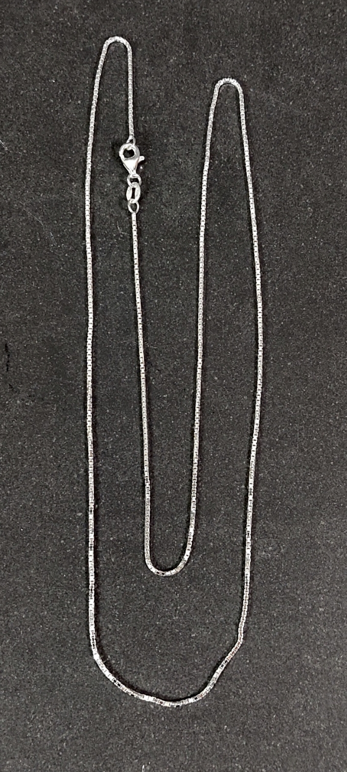 Stengarden.com - "Box" - Kedja i Sterling Silver, 1.2mm - 45cm