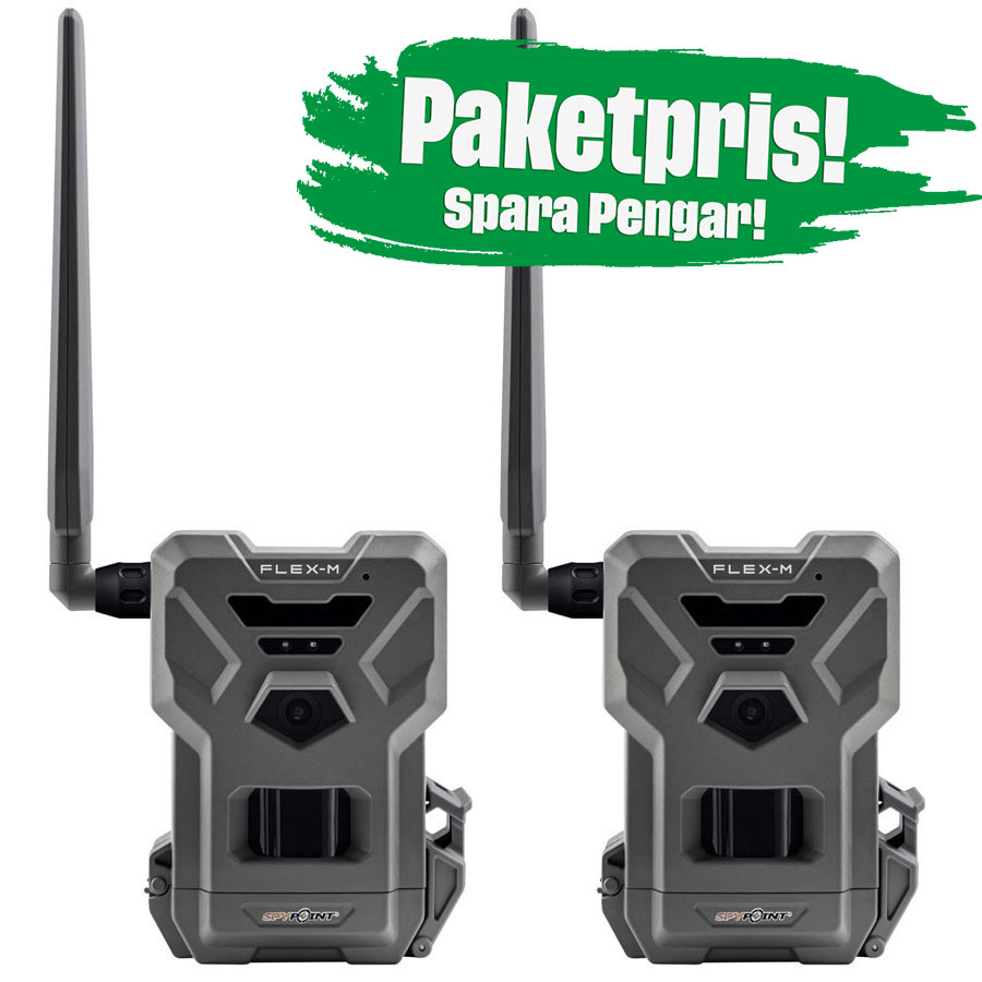 Spypoint FLEX-M Twin-Pack Åtelkamera - Bearplayshop.se