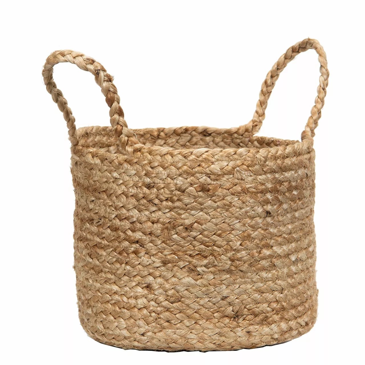 Korg Av Jute - Med Handtag - ÄNGSHEM INREDERI