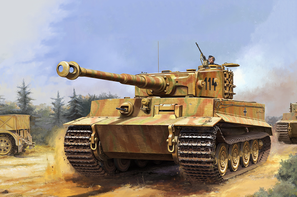 1/16 Pz.Kpfw.VI Ausf.E Sd.Kfz.181 Tiger I (Late Production) - Alhobby.se