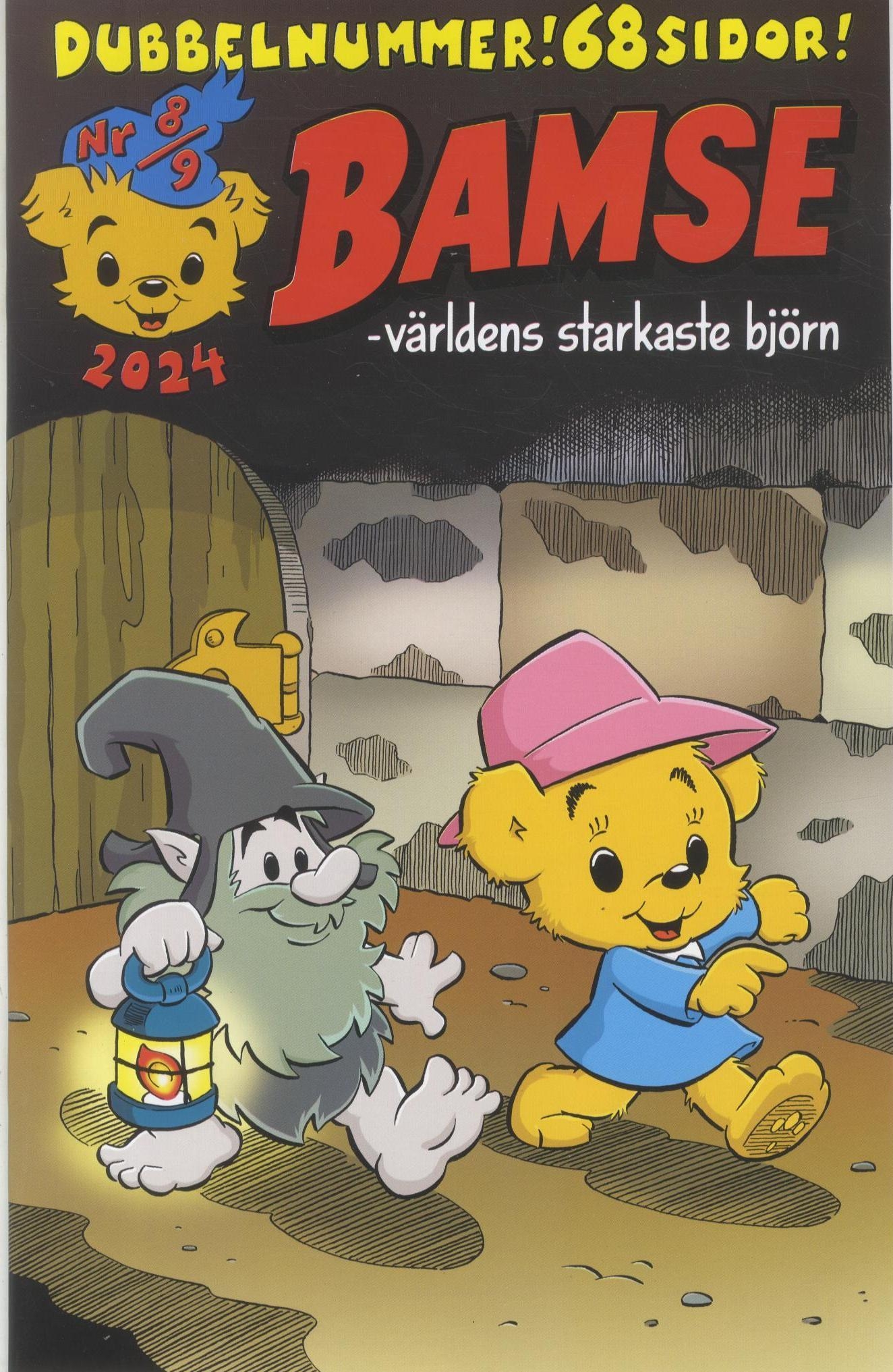 Bamse nr 8/9 2024, Bamse på slottet Malbork, Dubbelnummer 68 sidor! - Seriekällaren