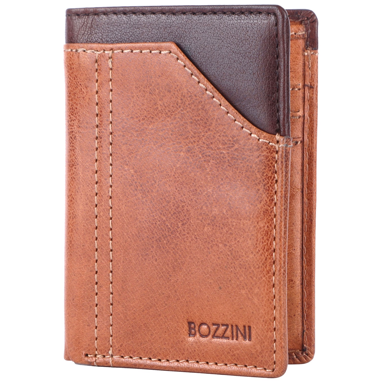 Bozzini Plånbok Mini i Skinn Cognac - Adriatik Travel Bag