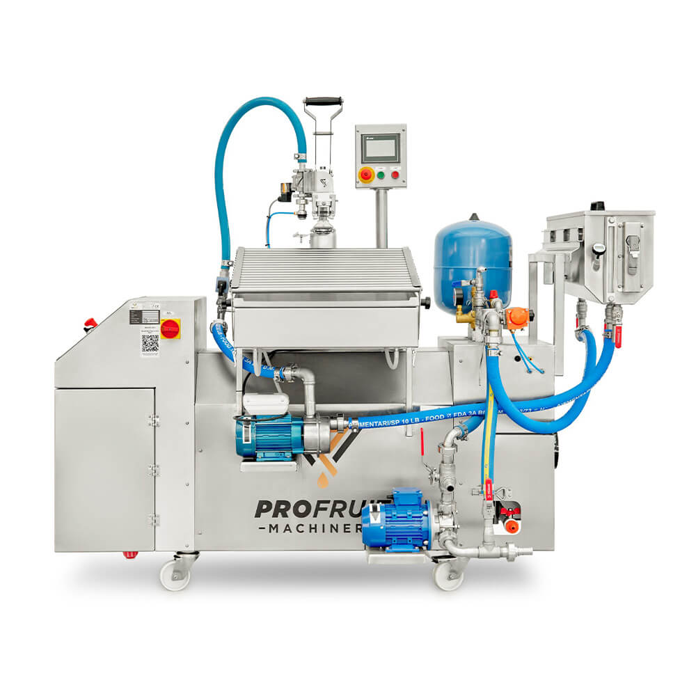 Pasteurisering med BIB-fylling - HEAT + Miniflow - Rååpress
