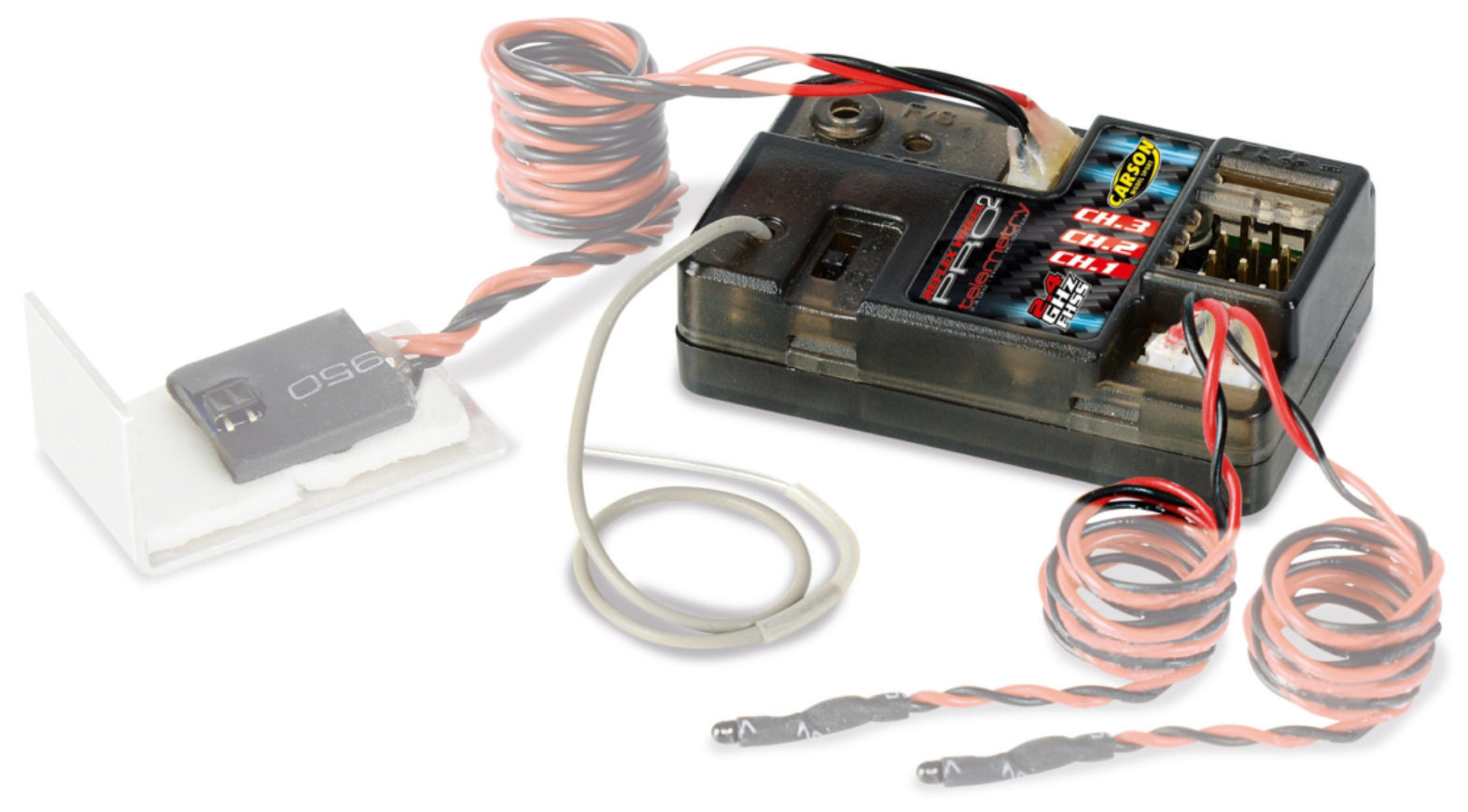 Carson Reflex Wheel Telemetry Receiver BEC 3K 2.4GHz FHSS - Robbis ...