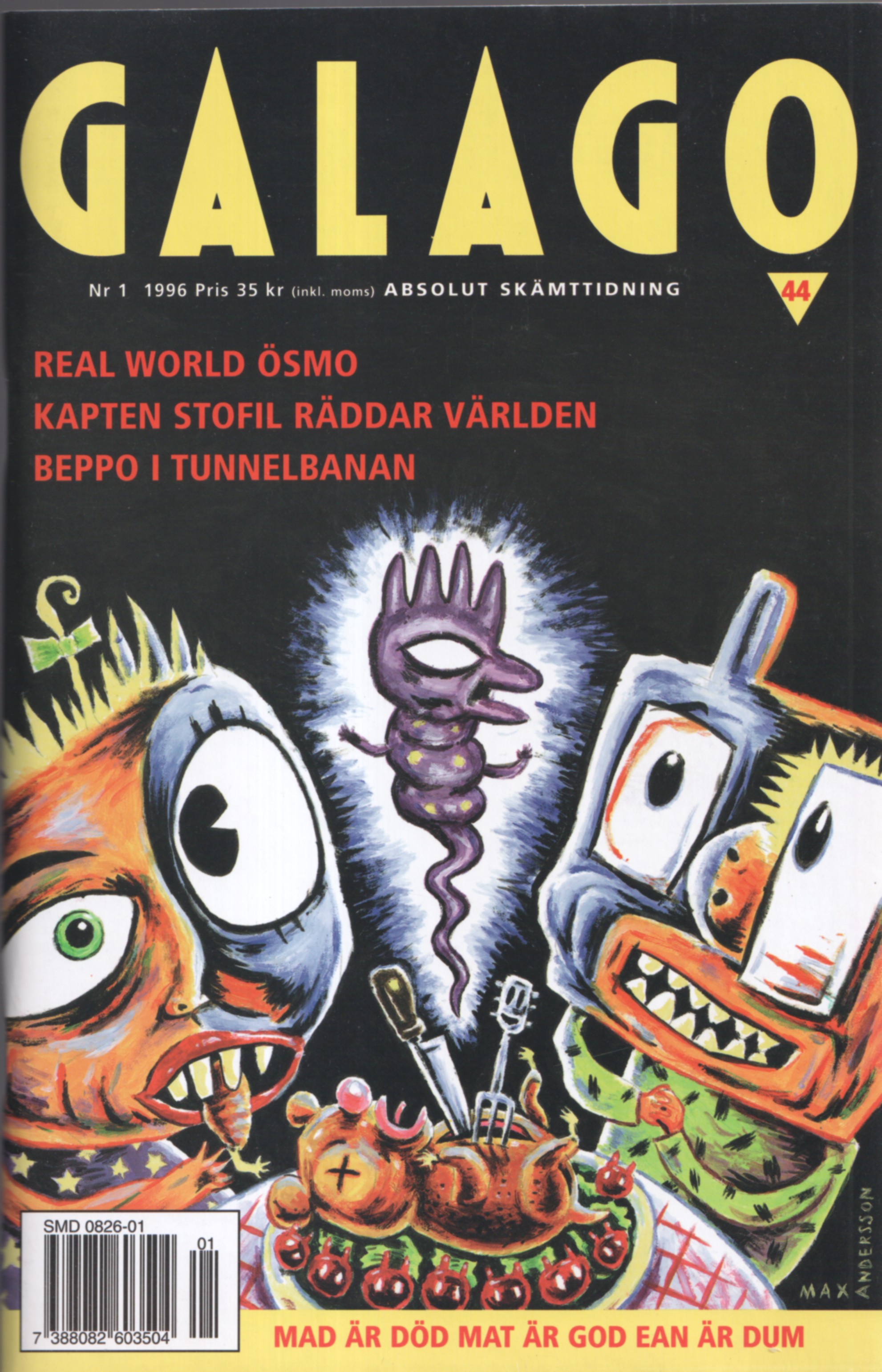 Galago nr 1996 nr 1, Real world ÖSMO, Kapten Stofil räddar världen det ...
