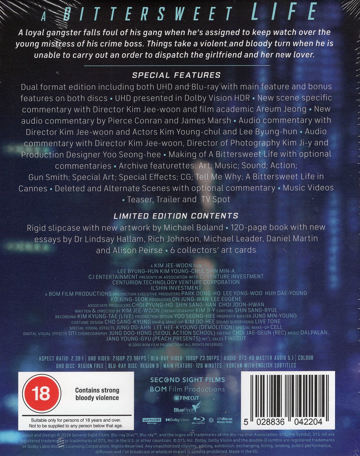 A Bittersweet Life (Limited Edition) (ej svensk text) (4K Ultra HD ...