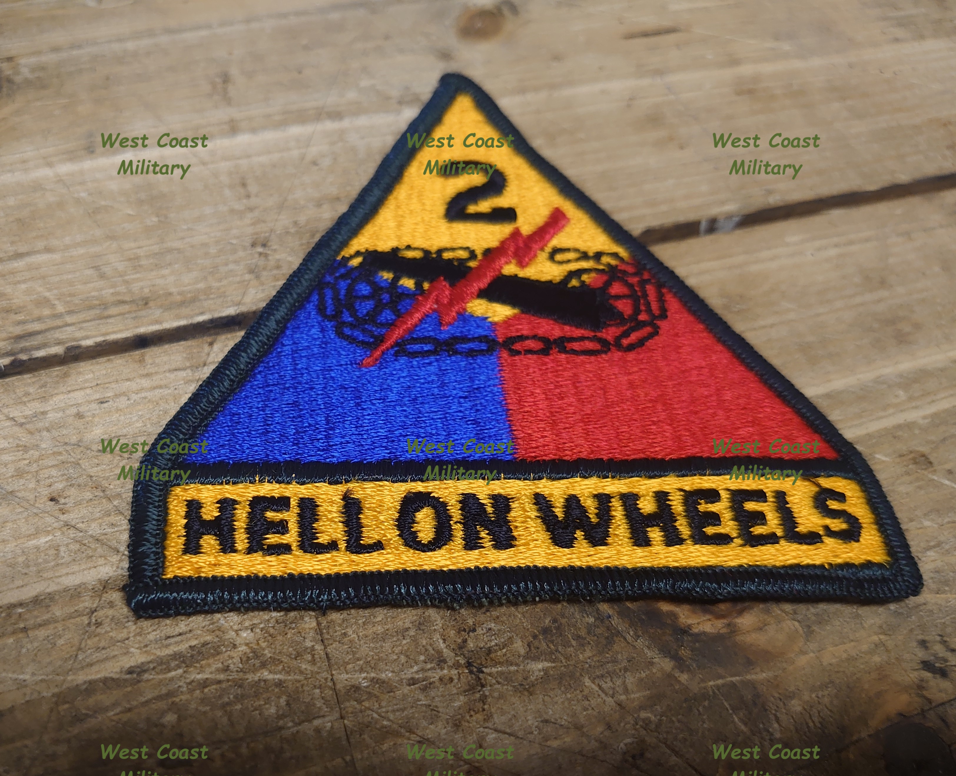 Patch 2nd arm Div - West coast military